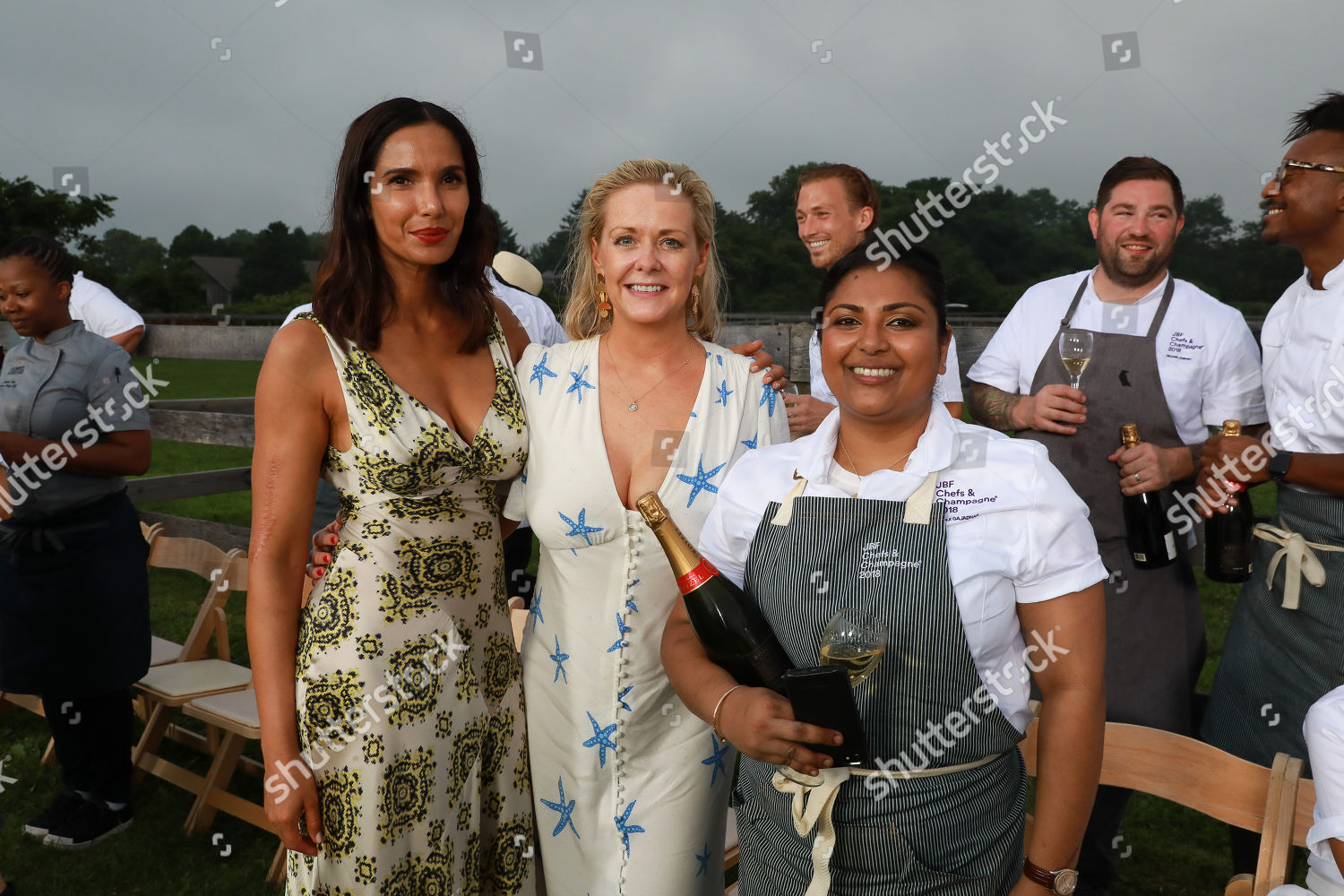 Padma Lakshmi Clare Reichenbach Nicole Gajadhar Editorial Stock Photo ...