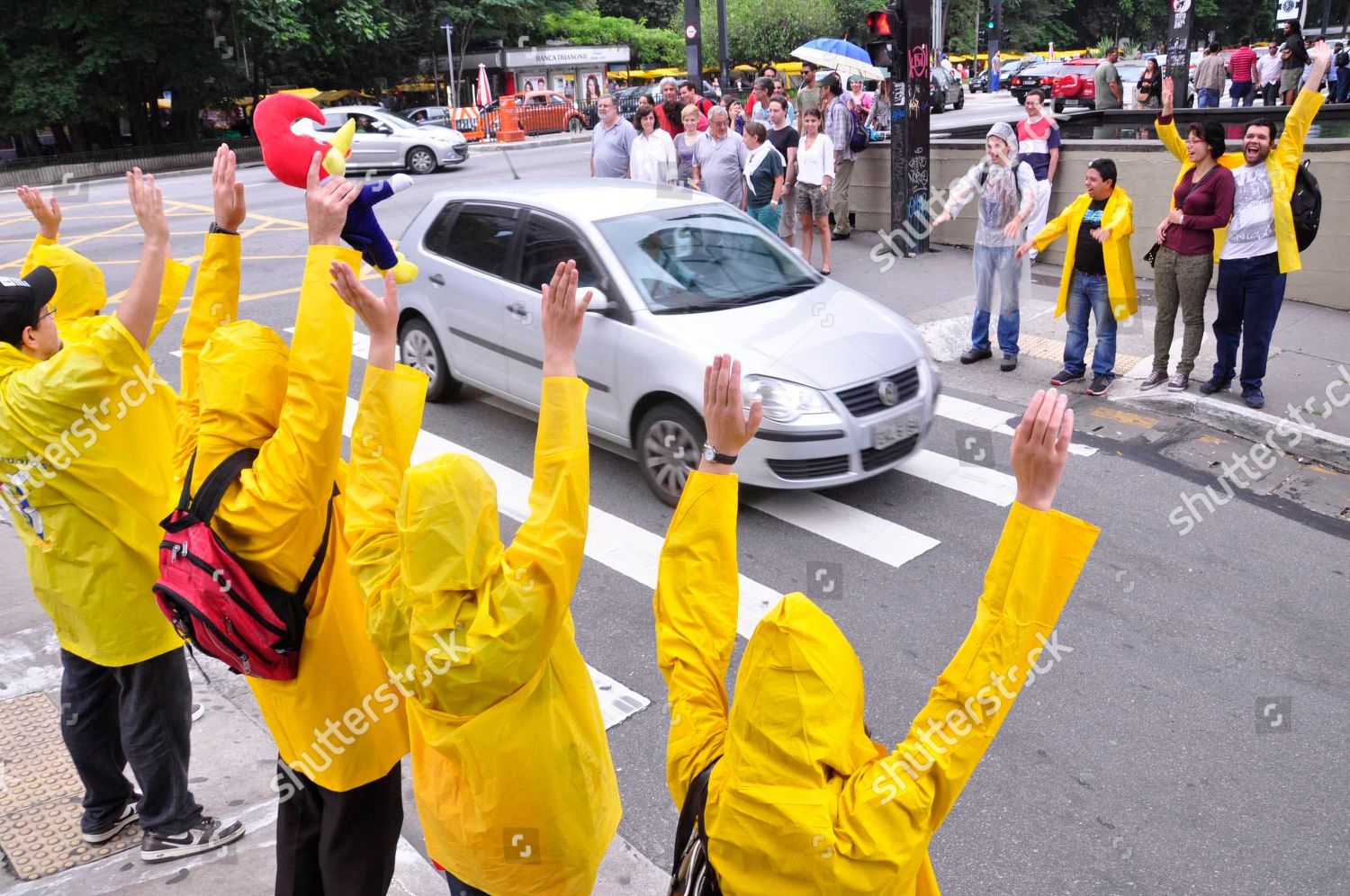 Young People Adults Participate Flash Mob Editorial Stock Photo - Stock ...