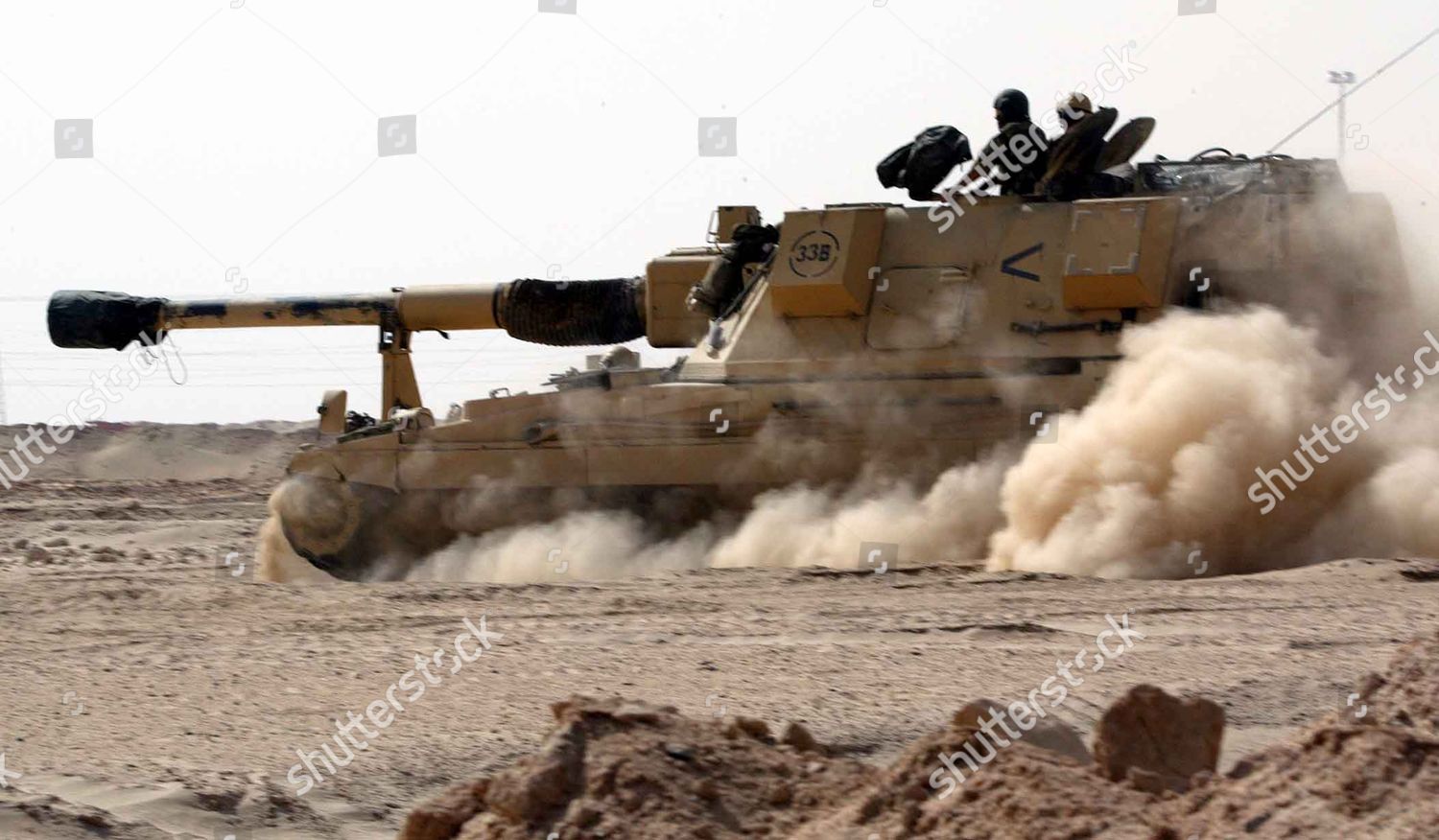 Hours War Iraq British Army As90 Editorial Stock Photo - Stock Image ...