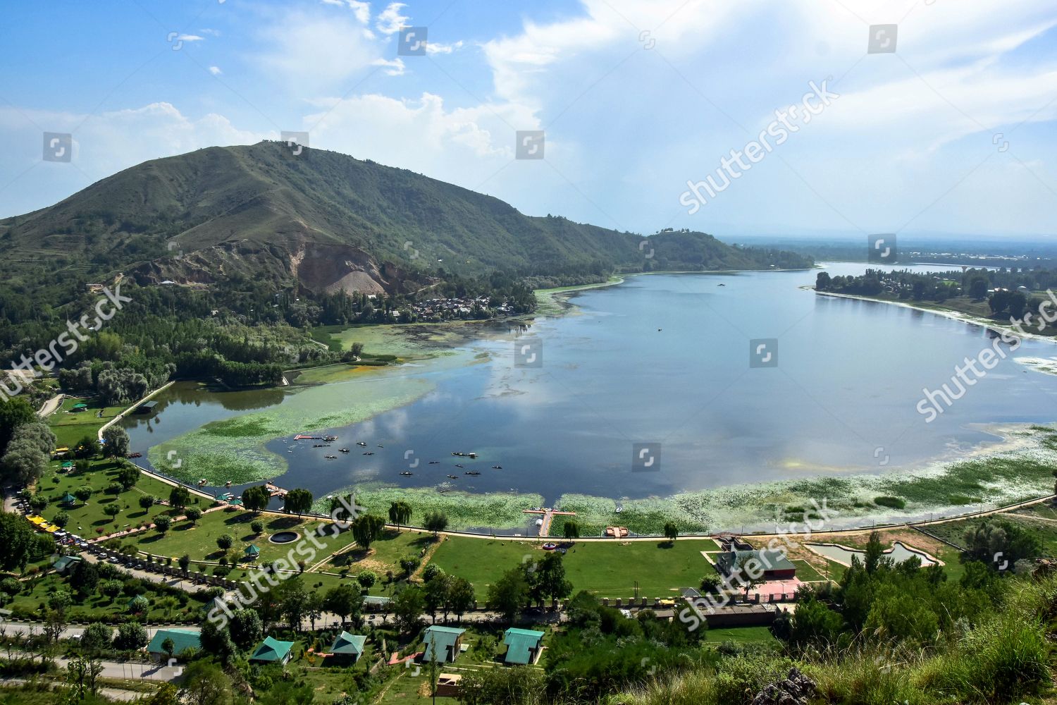 Aerial View Manasbal Lake Some 30 Editorial Stock Photo - Stock Image ...