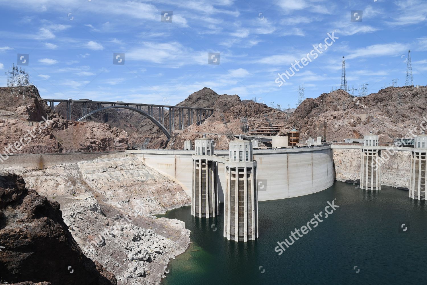 Hoover Dam Built Between 1931 1935 Editorial Stock Photo - Stock Image ...