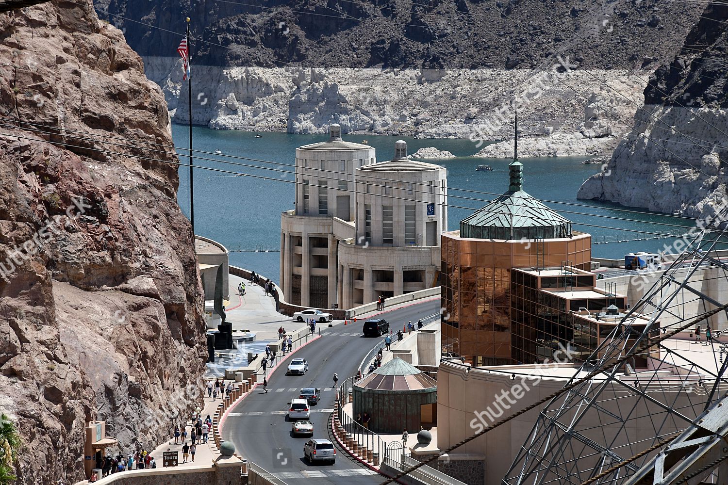 Hoover Dam Built Between 1931 1935 Editorial Stock Photo - Stock Image ...