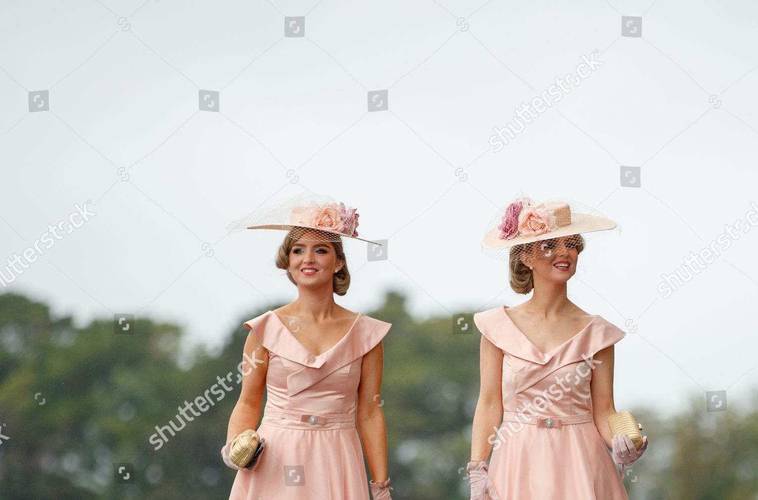 Twins Davinia Dawn Knight Portarlington Co Editorial Stock Photo ...