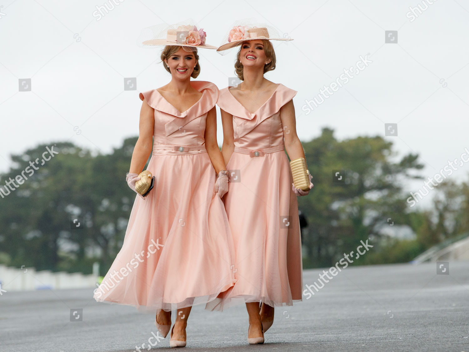 Twins Davinia Dawn Knight Portarlington Co Editorial Stock Photo ...