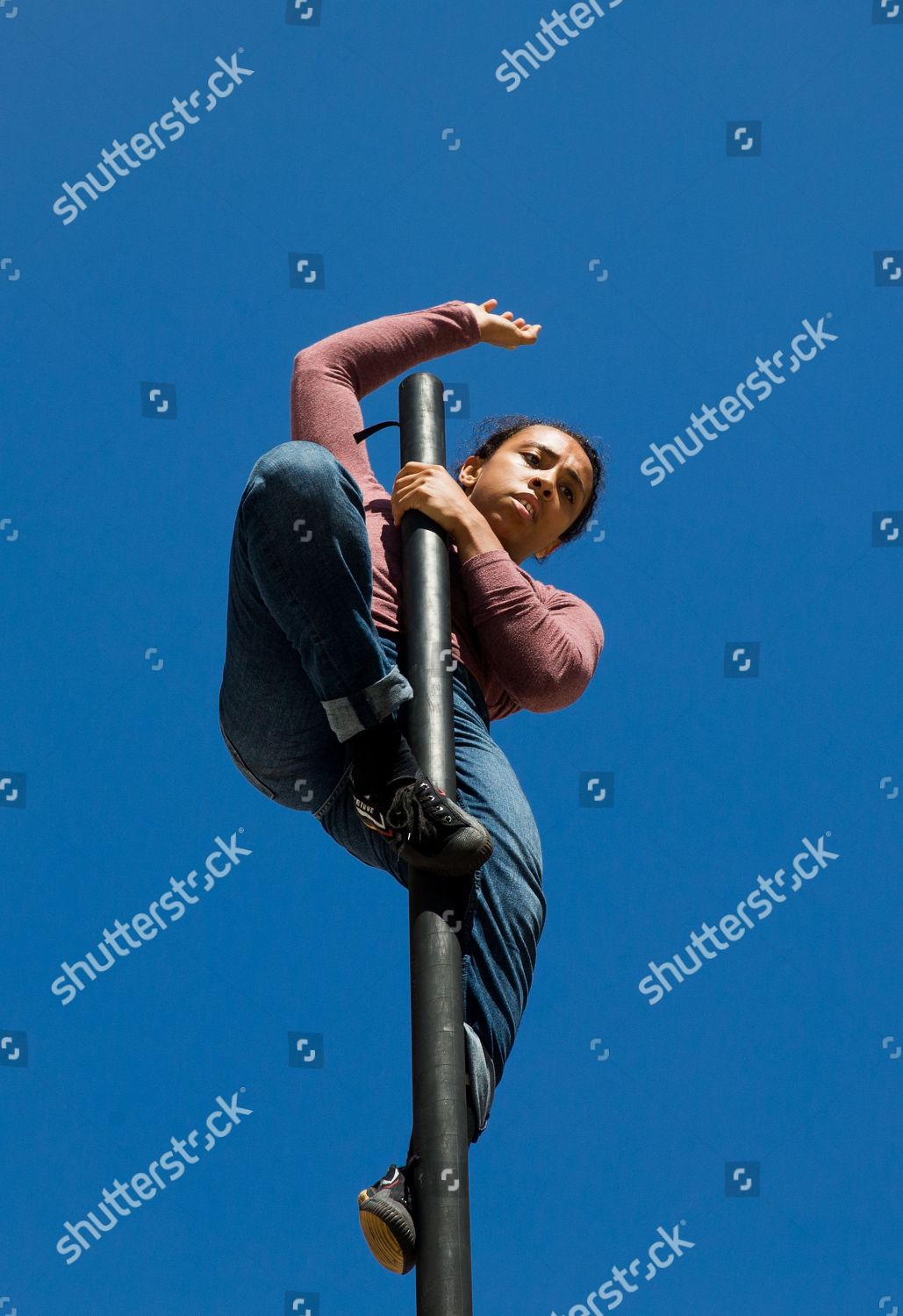 Allfemale Cast Talented Acrobats Circus Performers Editorial Stock ...