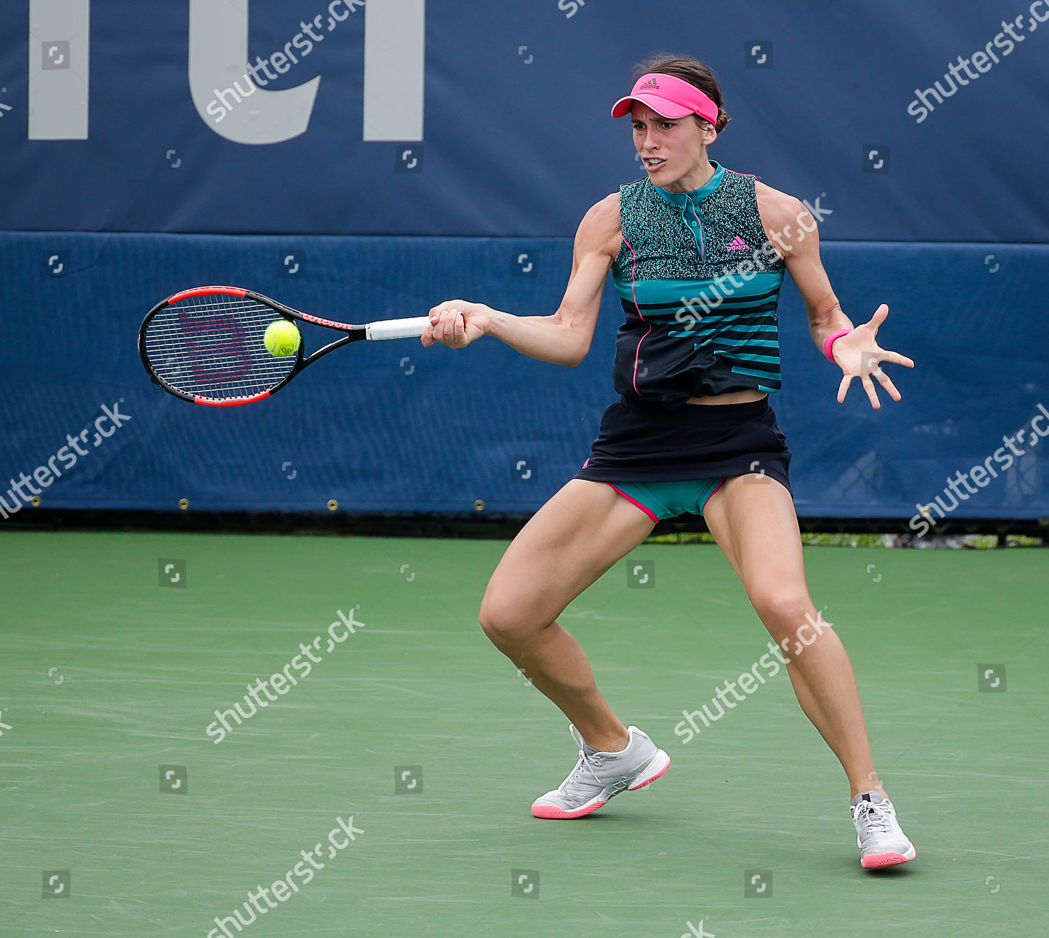 Andrea Petkovic Plays Forehand Shot During Editorial Stock Photo - Stock Image | Shutterstock