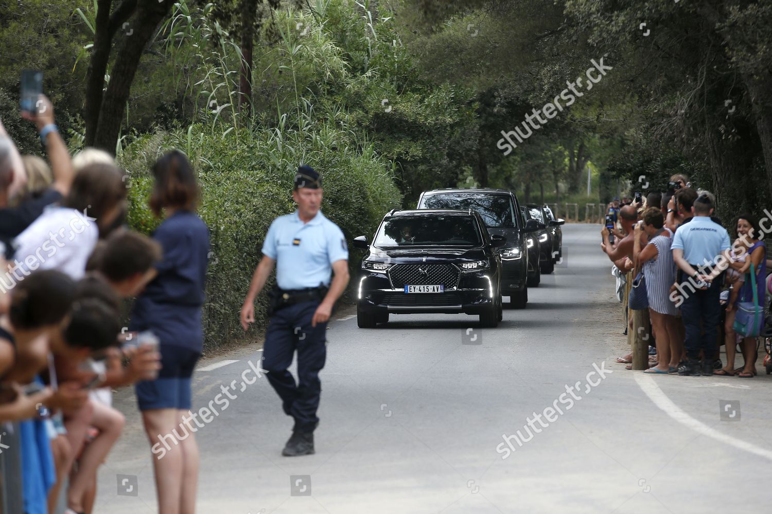 French President Emmanuel Macron Unseen Arrives Editorial Stock Photo ...