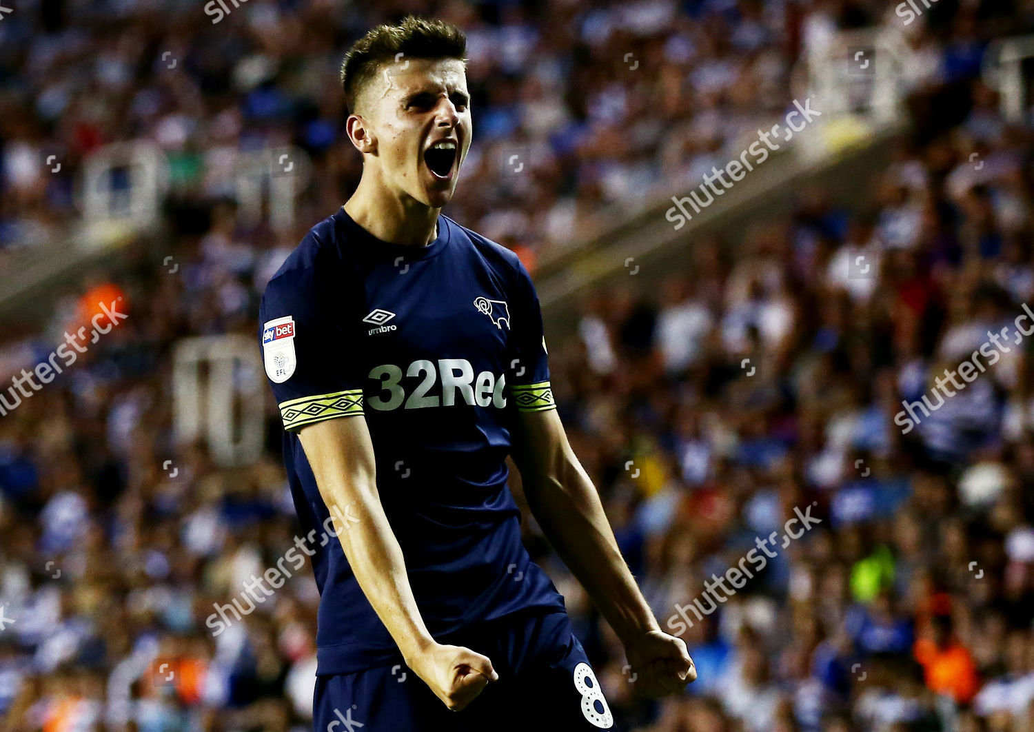 Mason Mount Derby County Celebrates Scoring Editorial Stock Photo ...