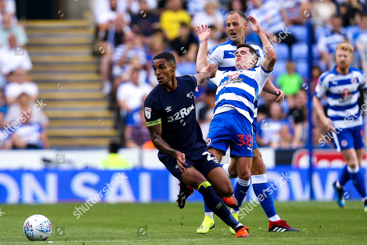 Max Lowe Derby County Takes On Editorial Stock Photo - Stock Image ...