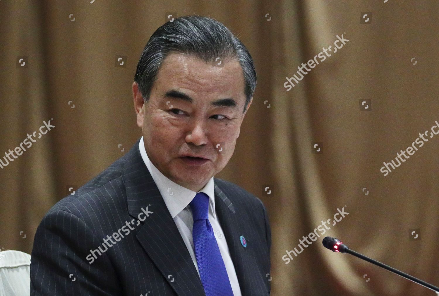 Chinese Foreign Minister Wang Yi Delivers Editorial Stock Photo - Stock ...