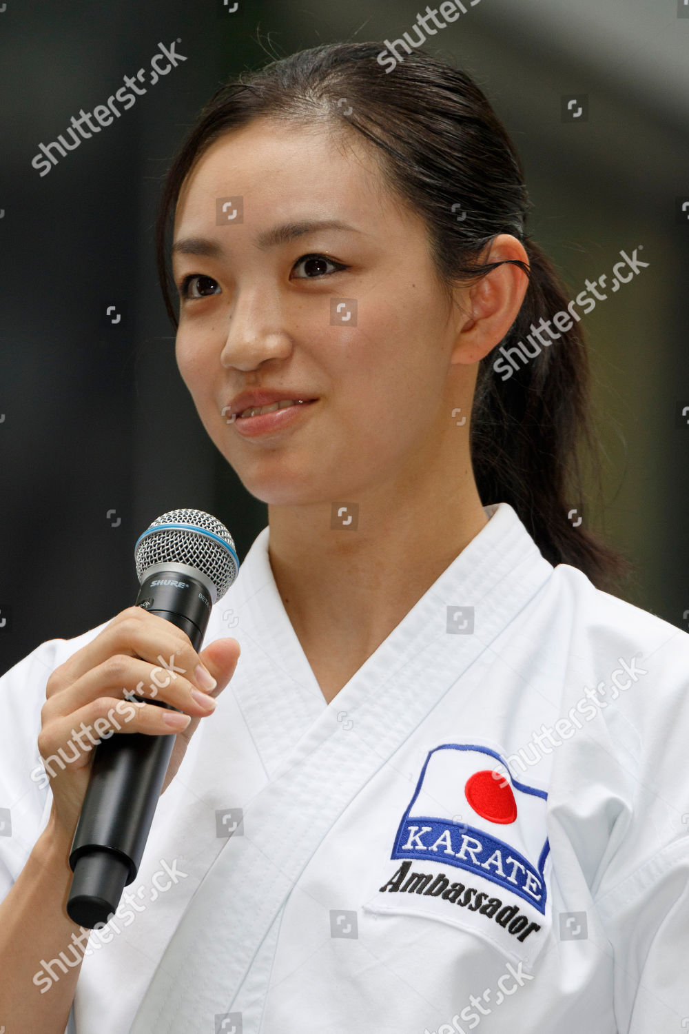 Japanese Karate Athlete Rika Usami Speaks Editorial Stock Photo - Stock ...