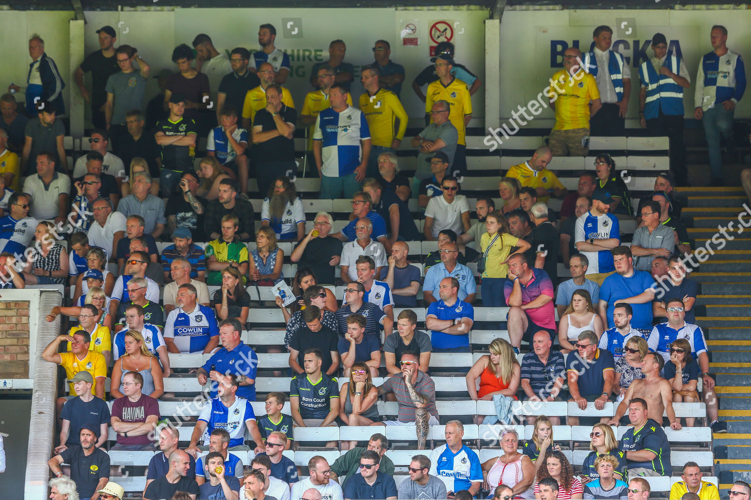 Bristol Rovers Fans During Match Editorial Stock Photo - Stock Image ...
