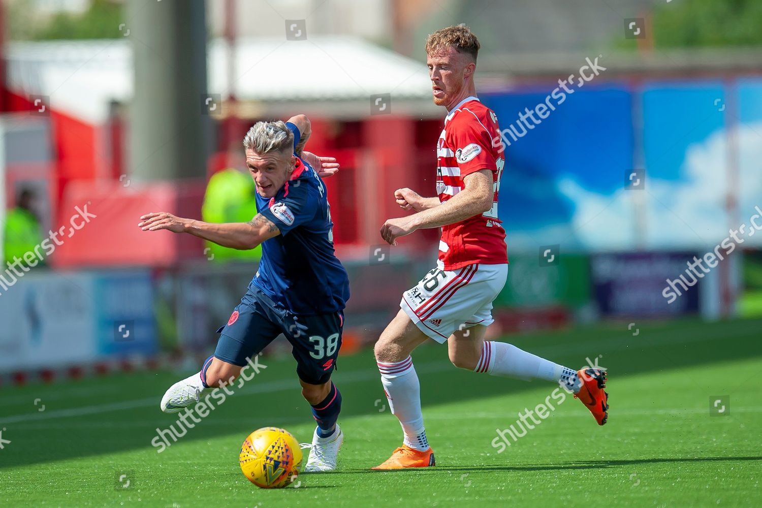 Callum Morrison Heart Midlothian Breaks Clear Editorial Stock Photo ...