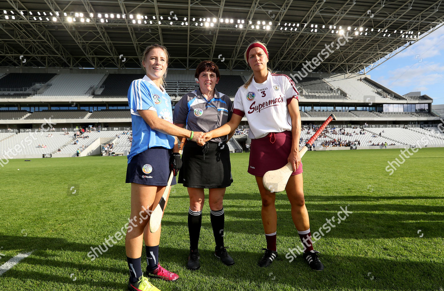 Dublin Vs Galway Referee Liz Dempsey Editorial Stock Photo - Stock ...