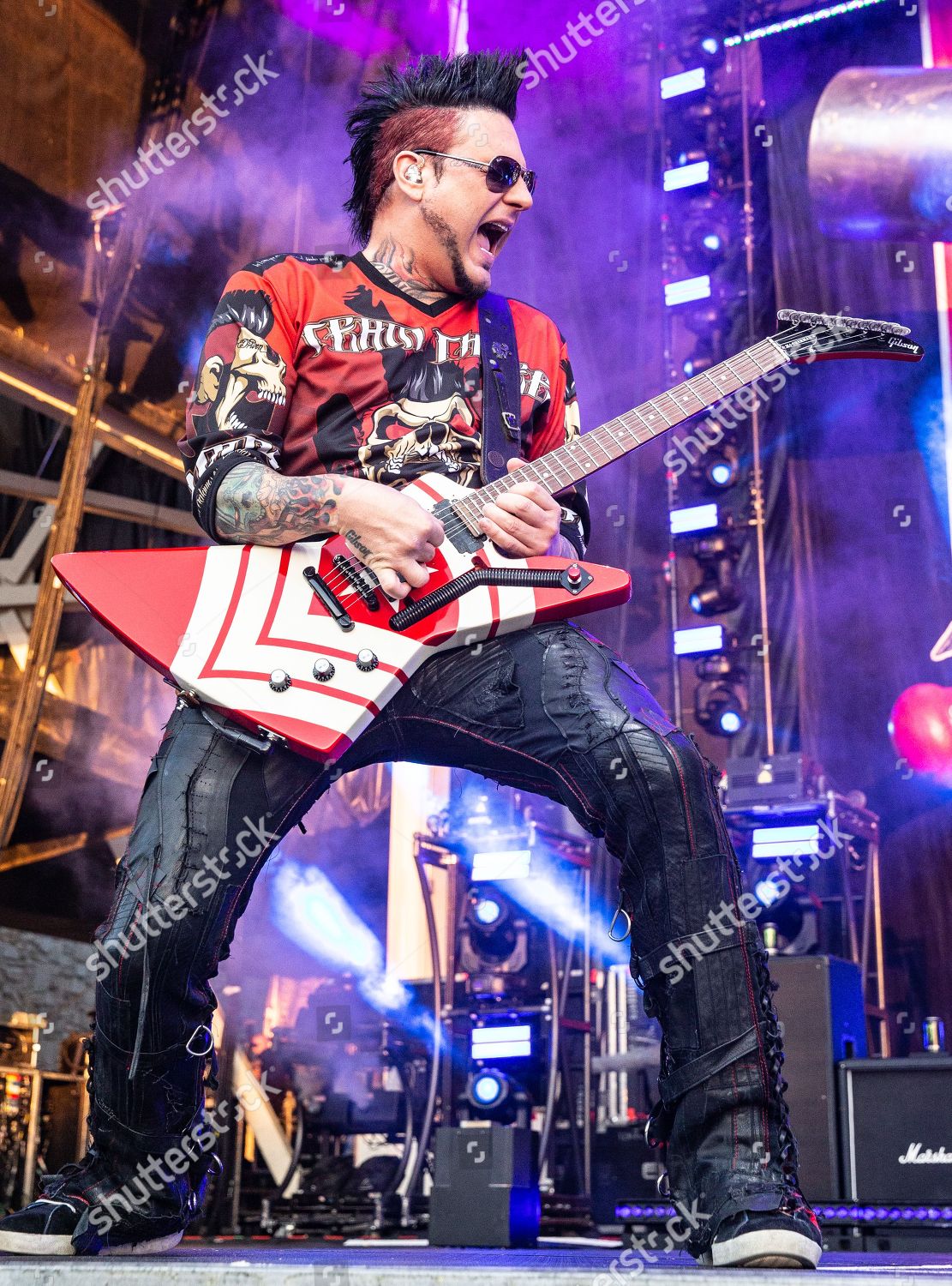 Five Finger Death Punch Jason Hook Editorial Stock Photo - Stock Image ...