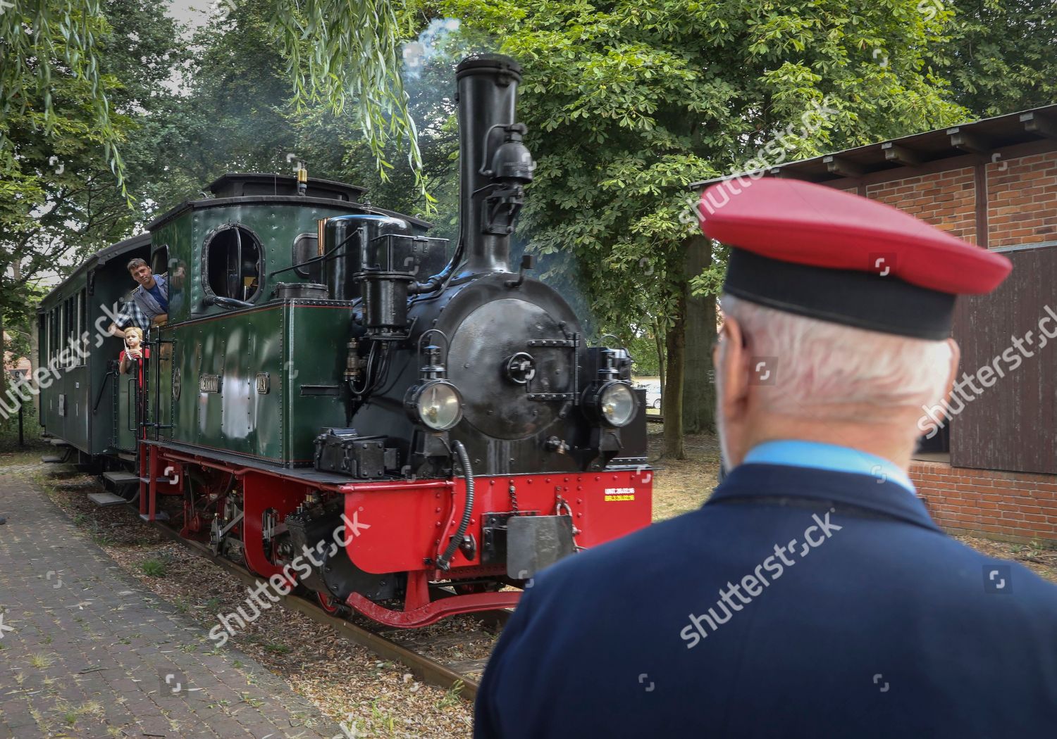 Steam Locomotive Hermann Pulls Passenger Train Editorial Stock Photo ...
