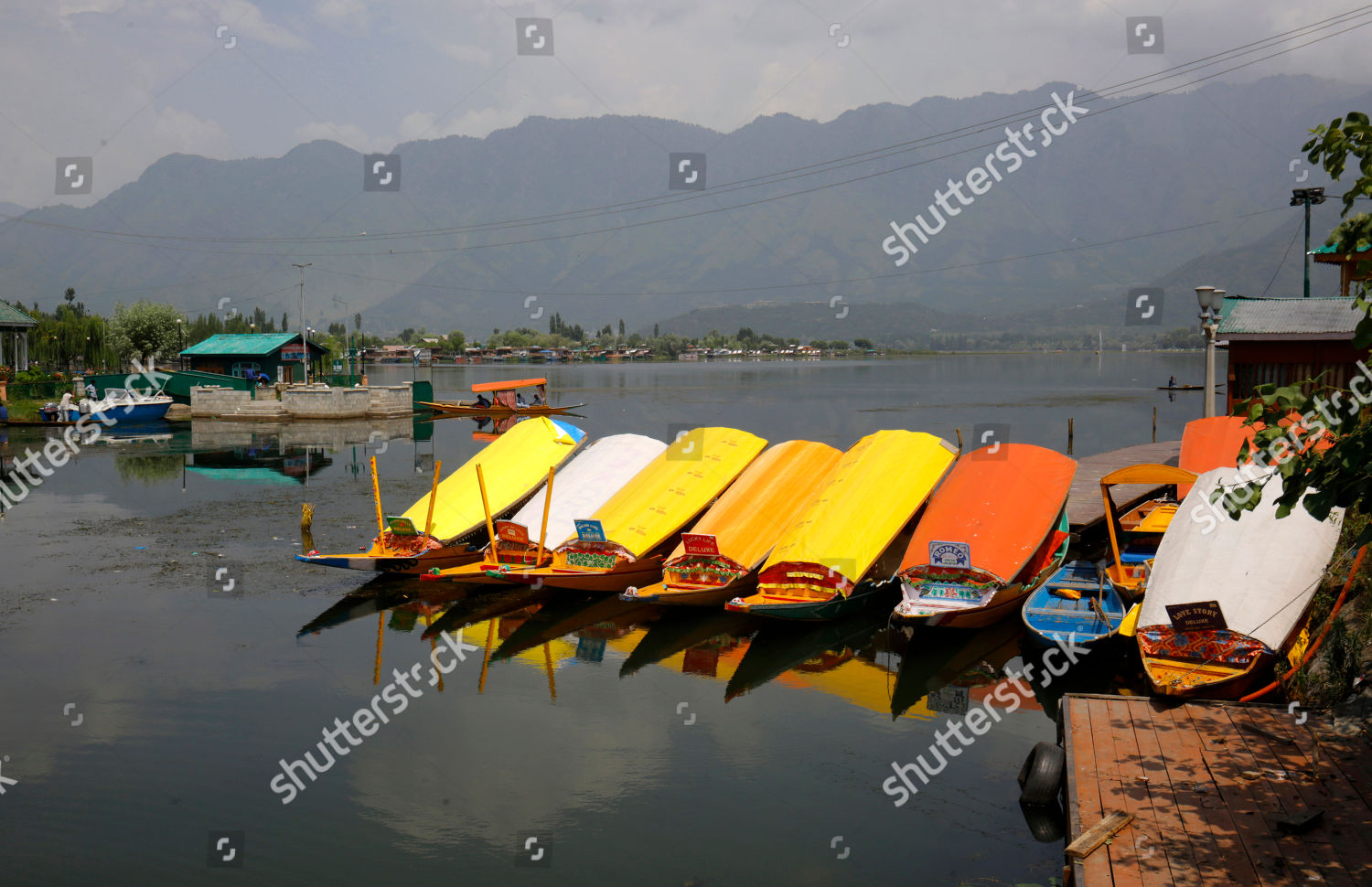 Row Boats Stand Parked On Water Editorial Stock Photo - Stock Image ...