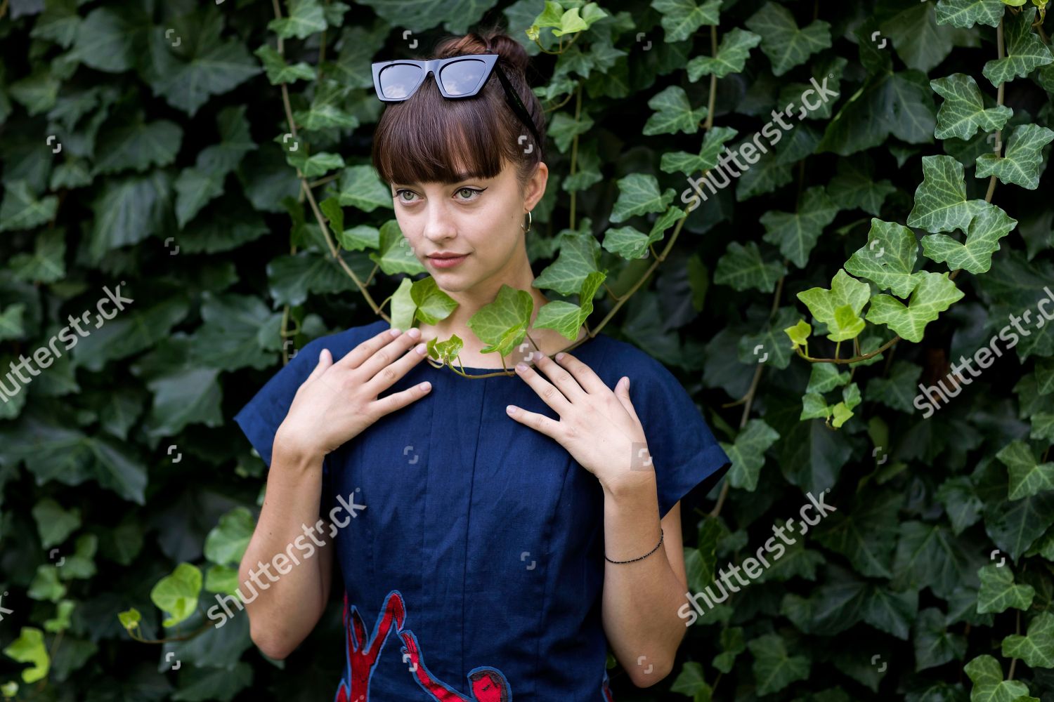 Russian Actress Anastasia Shevtsova Poses During Editorial Stock Photo ...