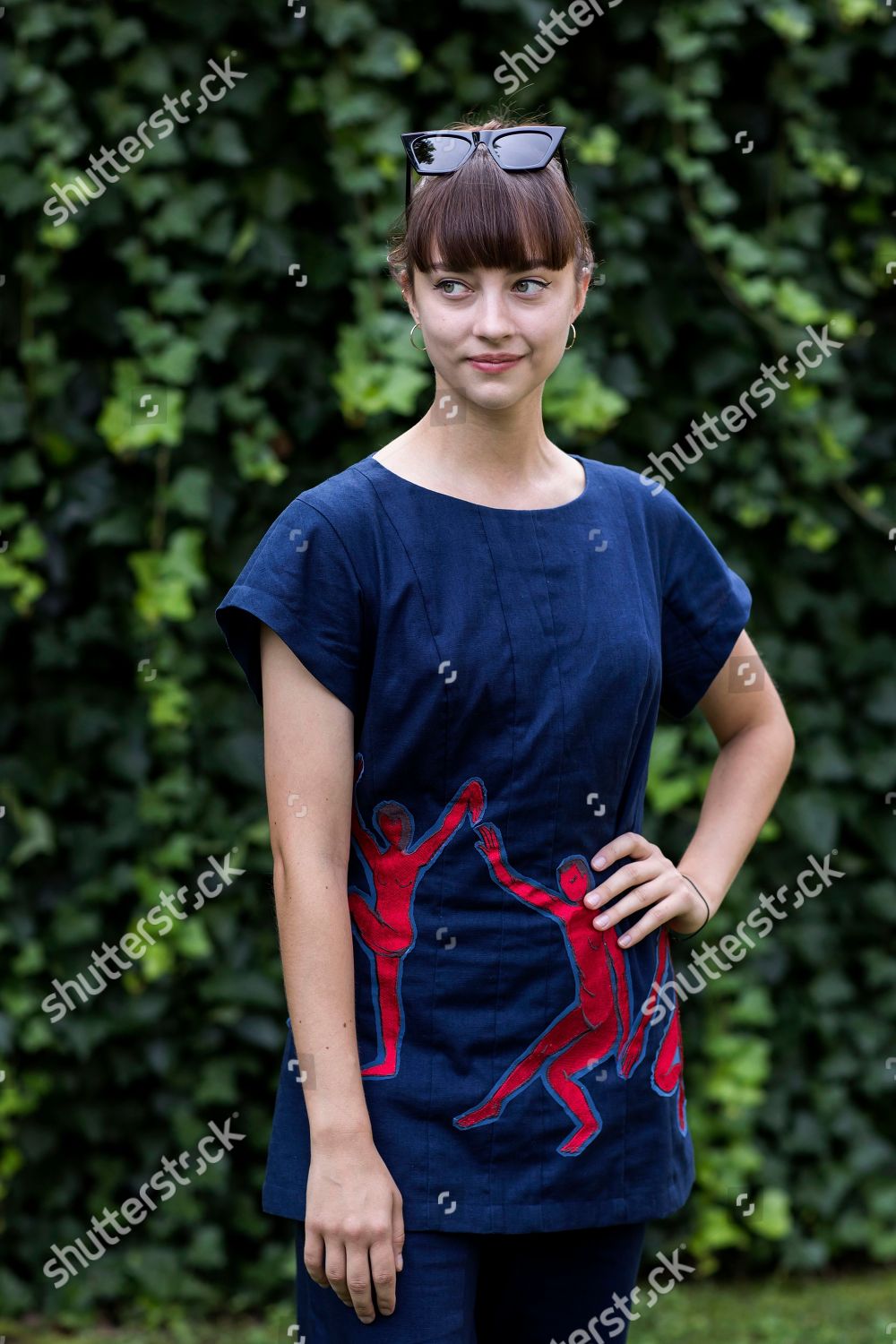 Russian Actress Anastasia Shevtsova Poses During Editorial Stock Photo ...