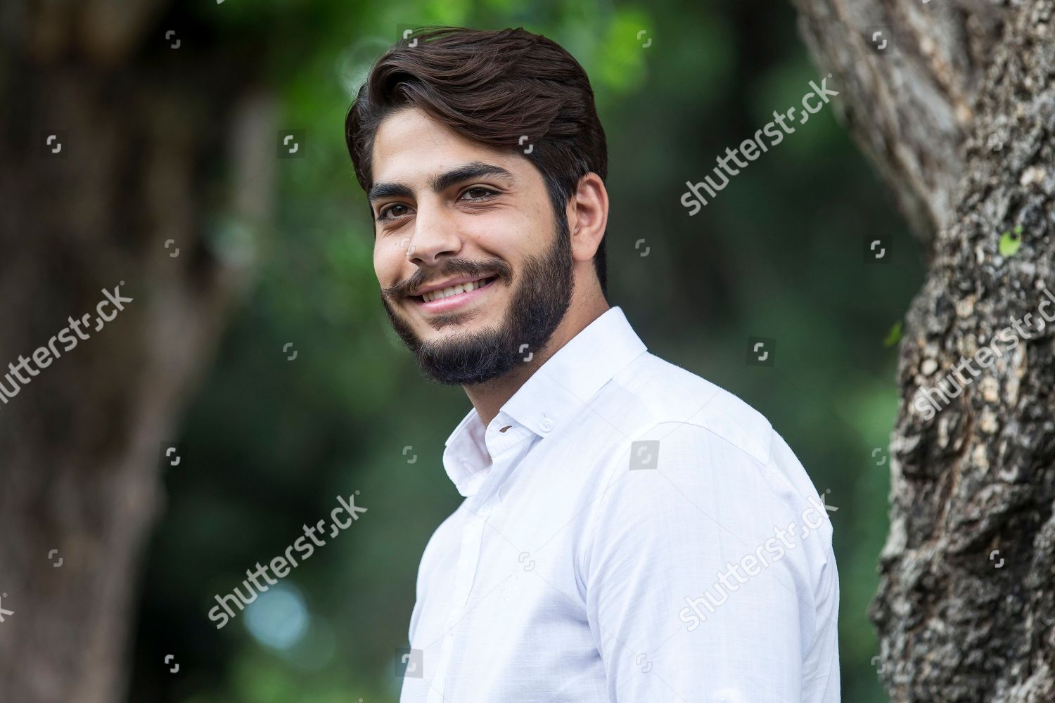 Lebanese Actor Elias Freier Poses During Editorial Stock Photo - Stock ...
