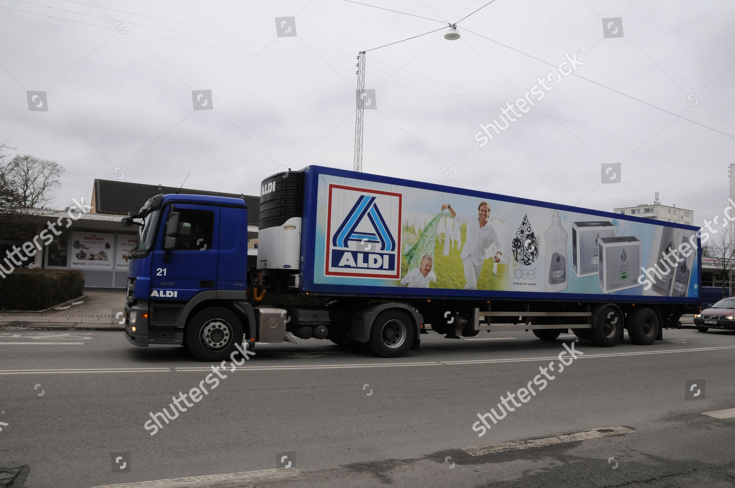 Aldi Delivery Truck Copenhagen Denmark Editorial Stock Photo - Stock ...