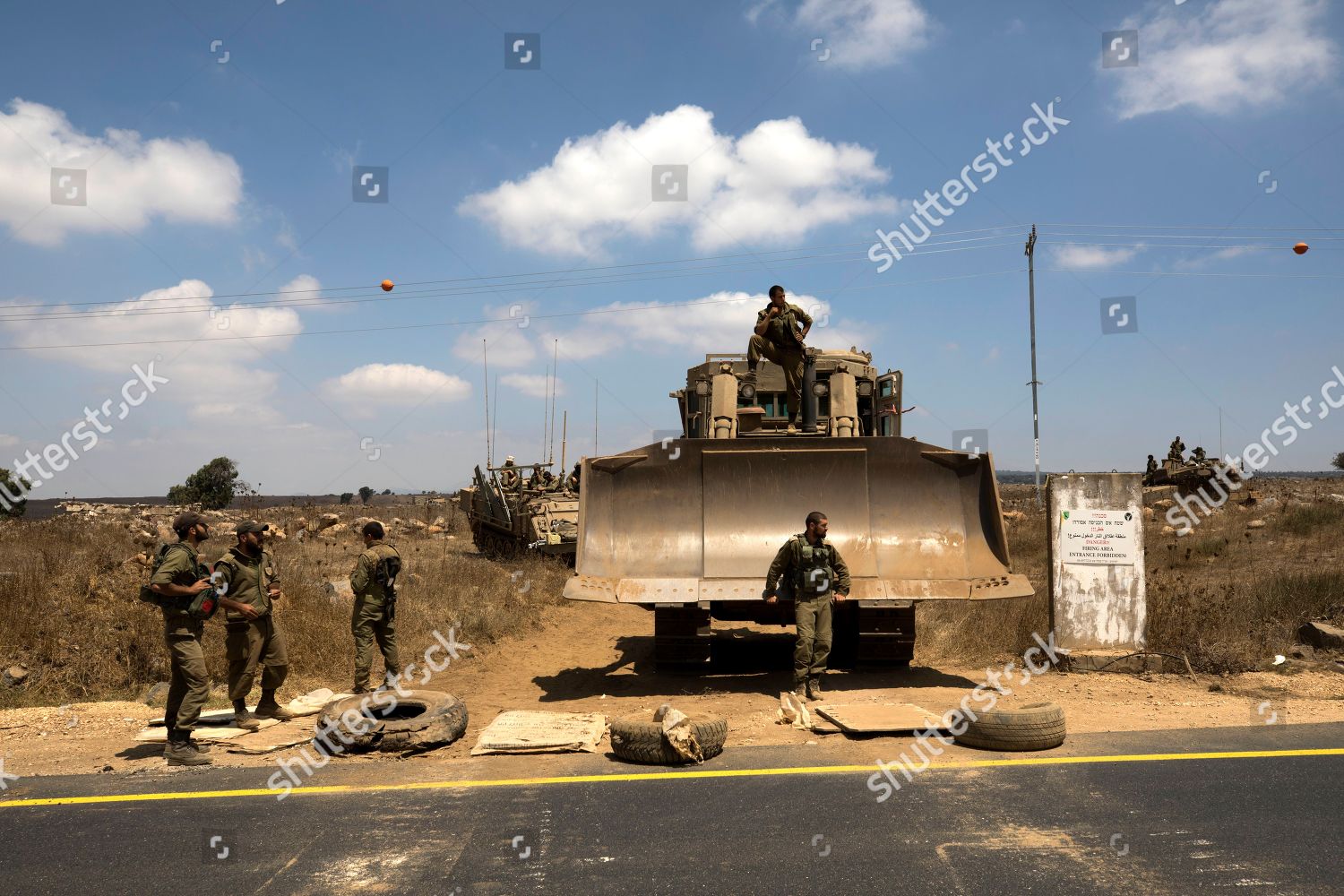 Israeli Soldiers Attend Military Training Armored Editorial Stock Photo ...