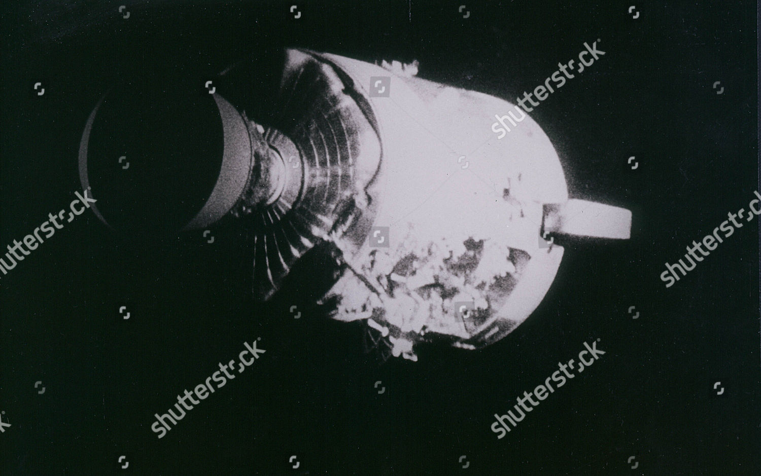 Severely Damaged Apollo 13 Service Module Editorial Stock Photo - Stock ...