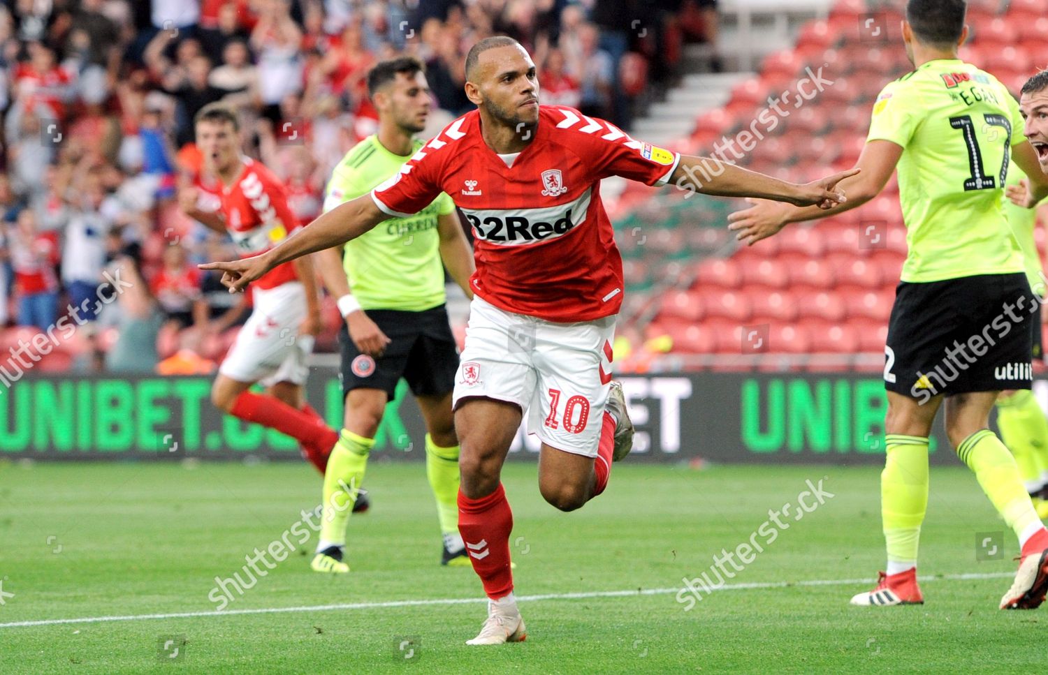 Martin Braithwaite Middlesbrough Celebrates Scoring Opening Editorial ...