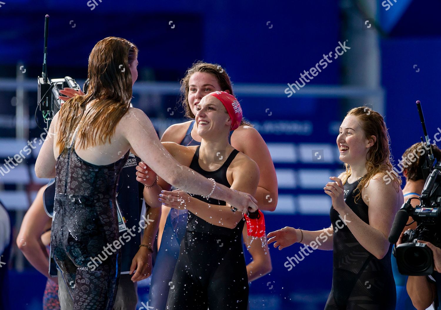 Great Britains Eleanor Faulkner Holly Hibbott Editorial Stock Photo ...