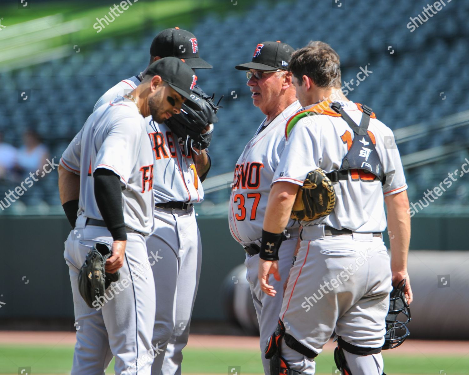 Fresno Pitching Coach Dyar Miller 37 Editorial Stock Photo - Stock ...