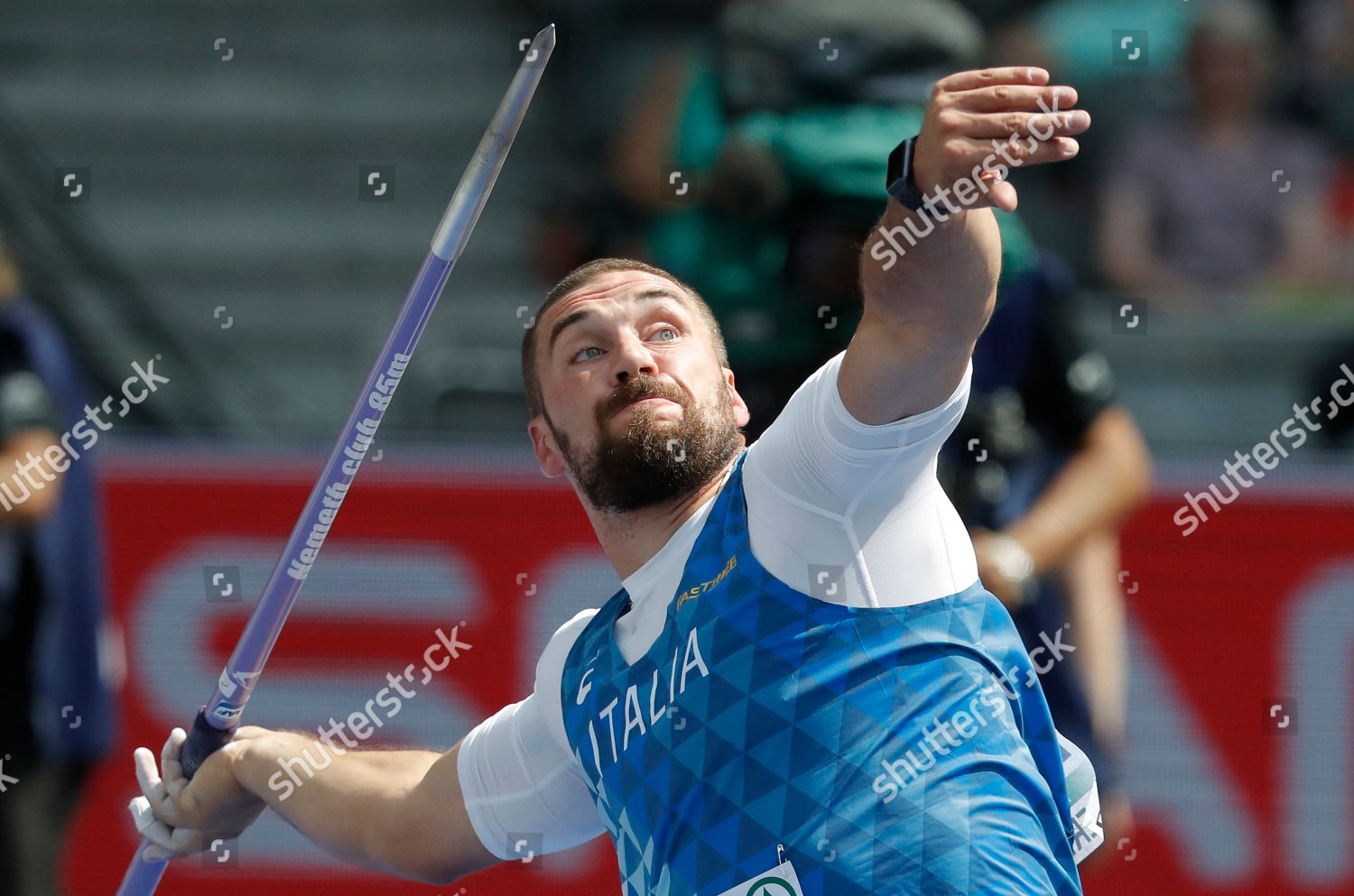 Roberto Bertolini Italy Competes Mens Javelin Editorial Stock Photo ...
