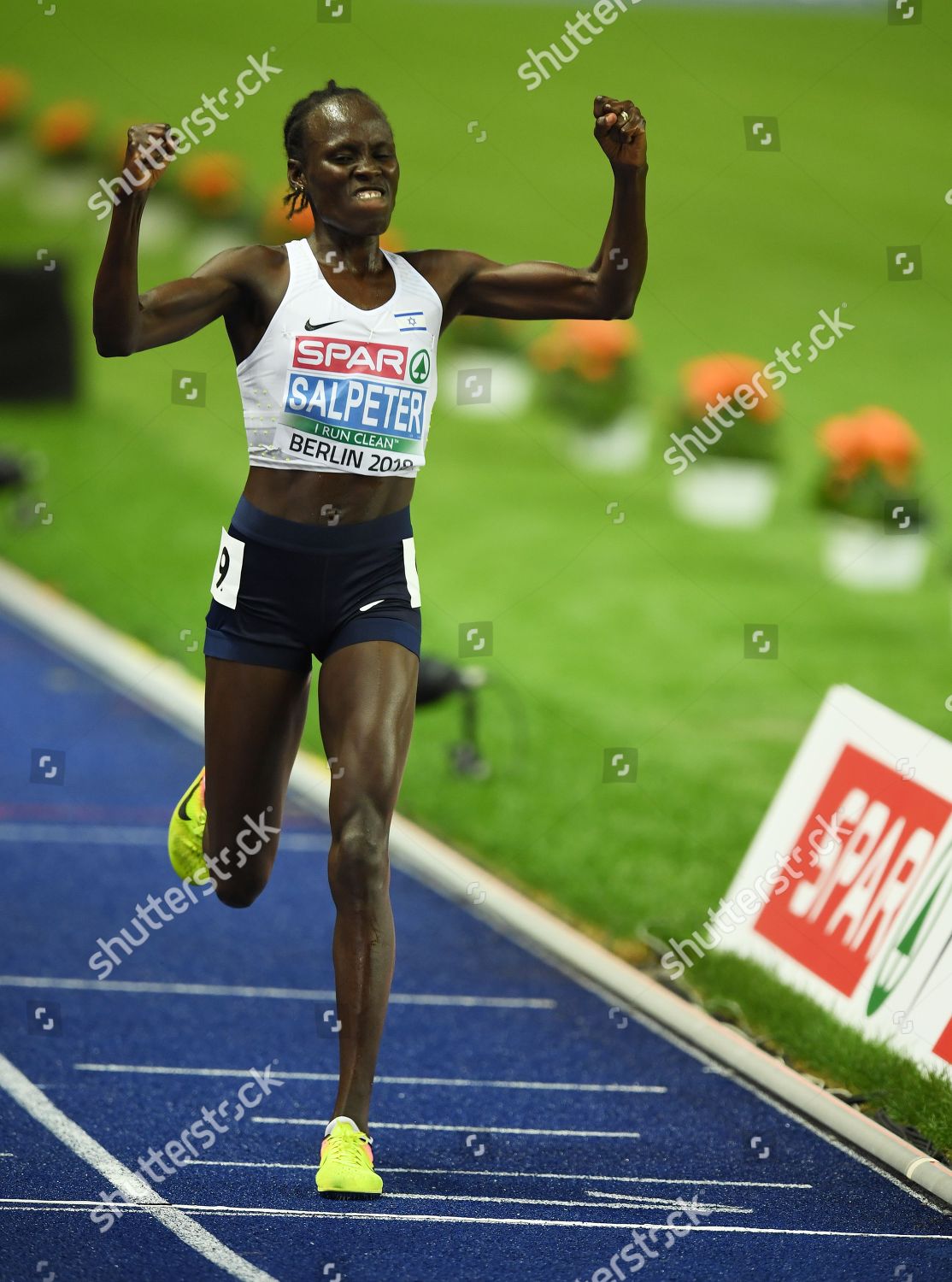 Lonah Chemtai Salpeter Israel Celebrates Winning Editorial Stock Photo ...