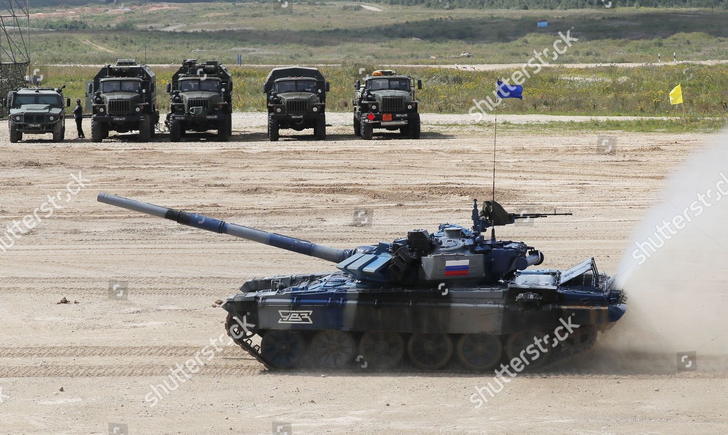 Soldiers Russia On T72 B3 Tank Editorial Stock Photo - Stock Image ...