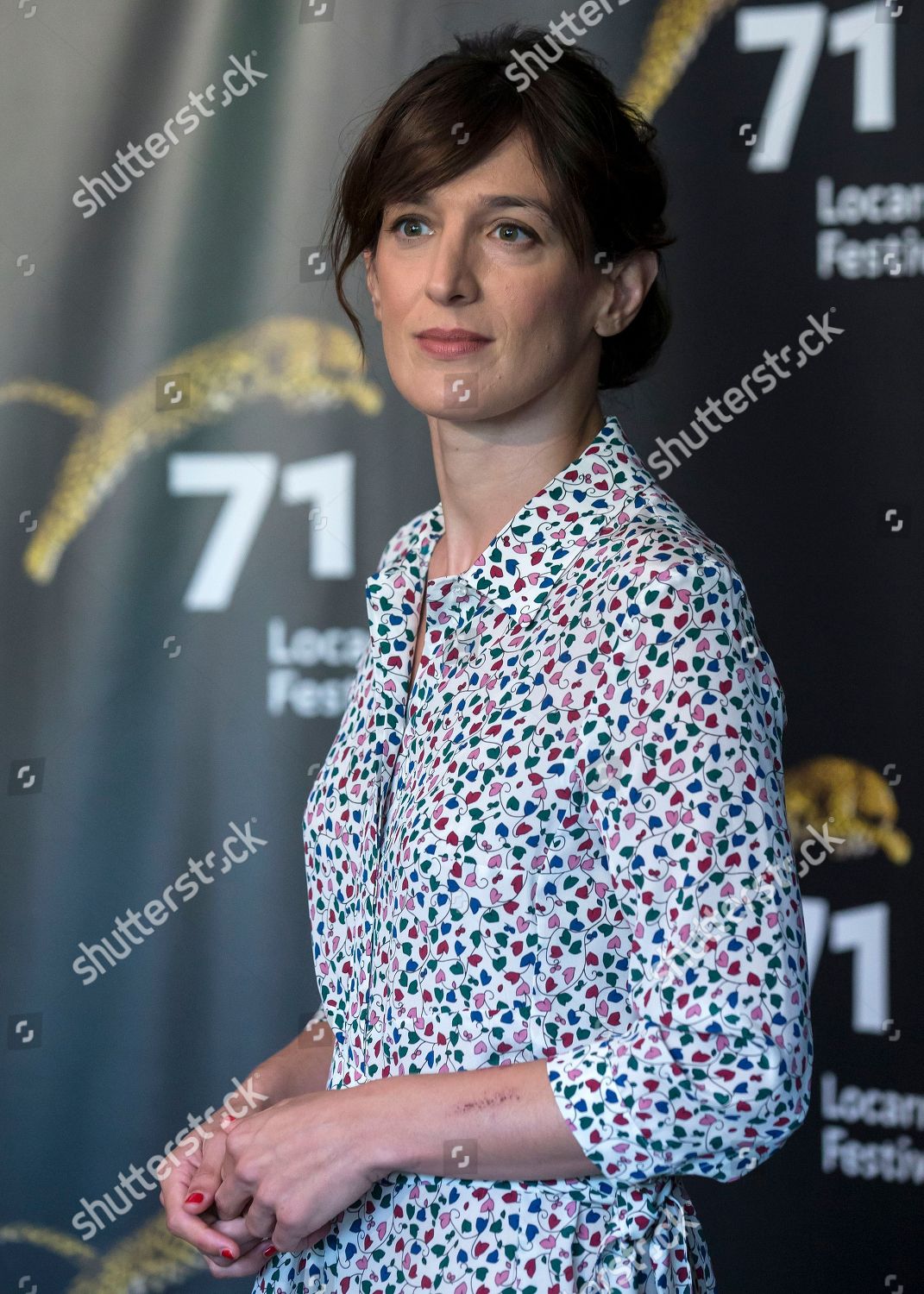 Italian Actress Anna Bellato Poses During Editorial Stock Photo - Stock ...