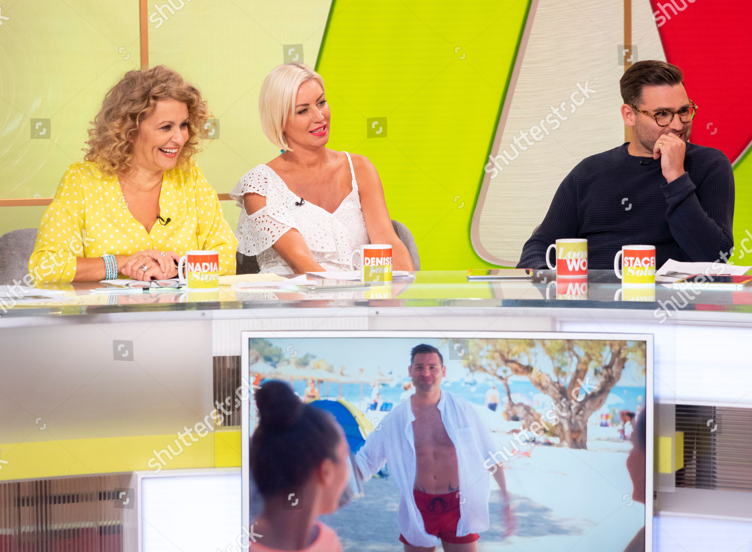 Nadia Sawalha Denise Van Outen Stuart Editorial Stock Photo - Stock ...