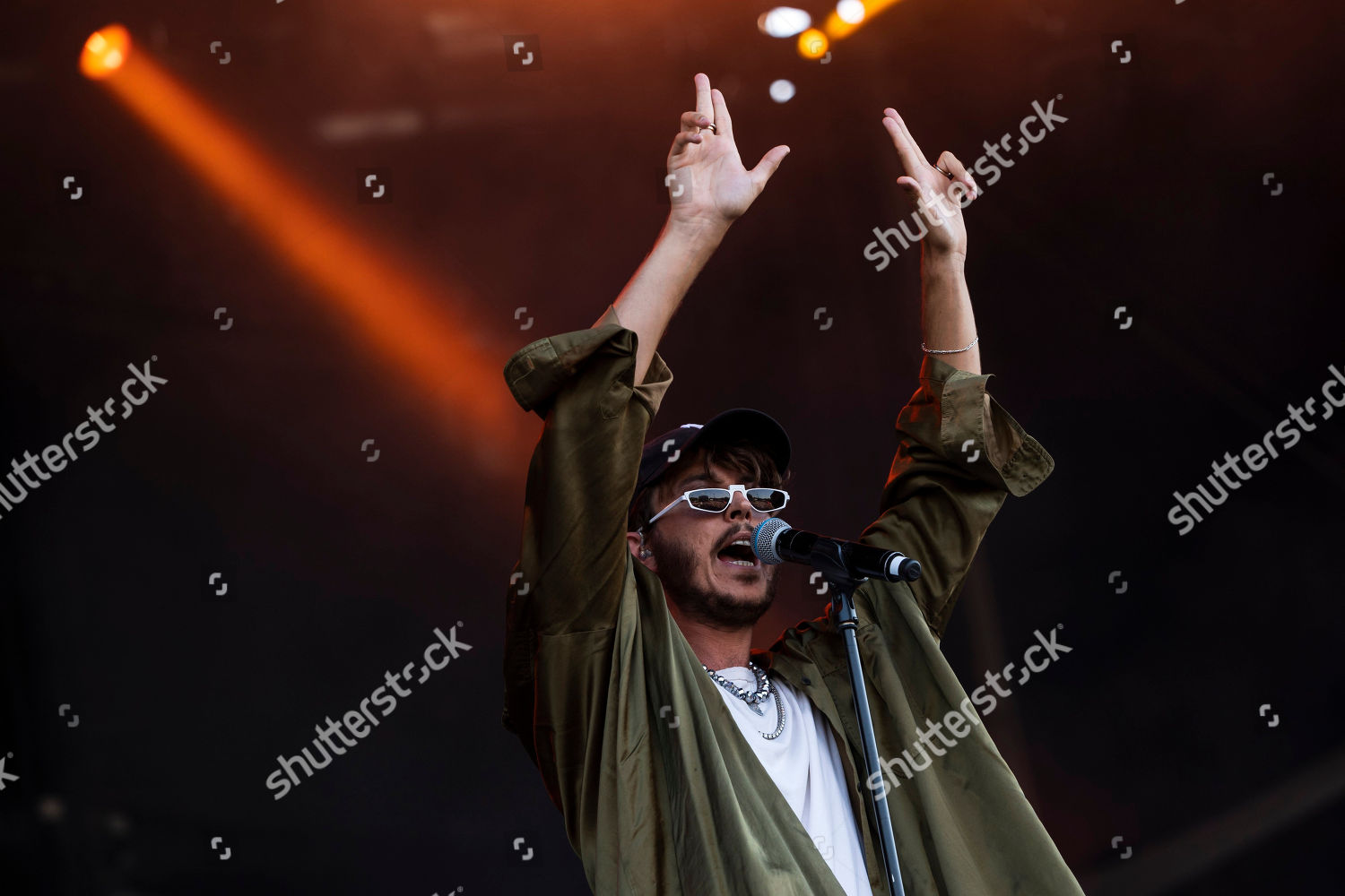 Belgian Singer Max Colombie Performs His Editorial Stock Photo - Stock ...