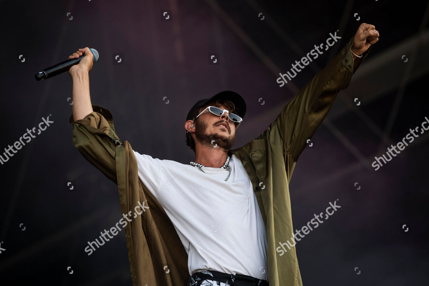 Belgian Singer Max Colombie Performs His Editorial Stock Photo - Stock ...