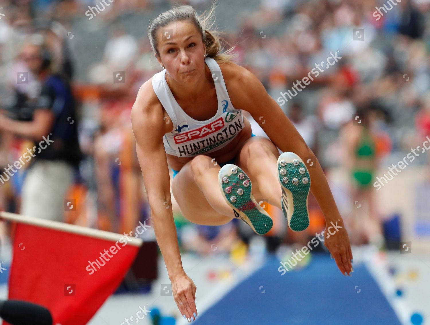 Maria Huntington Finland Competes Long Jump Editorial Stock Photo ...