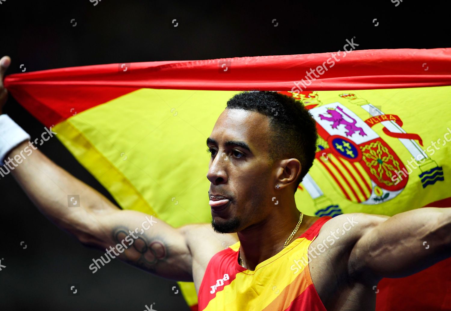 Orlando Ortega Spain Celebrates After Placing Editorial Stock Photo ...