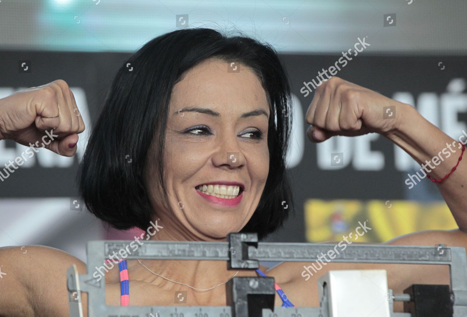 Mexican Boxer Jackie Nava Poses During Editorial Stock Photo - Stock ...