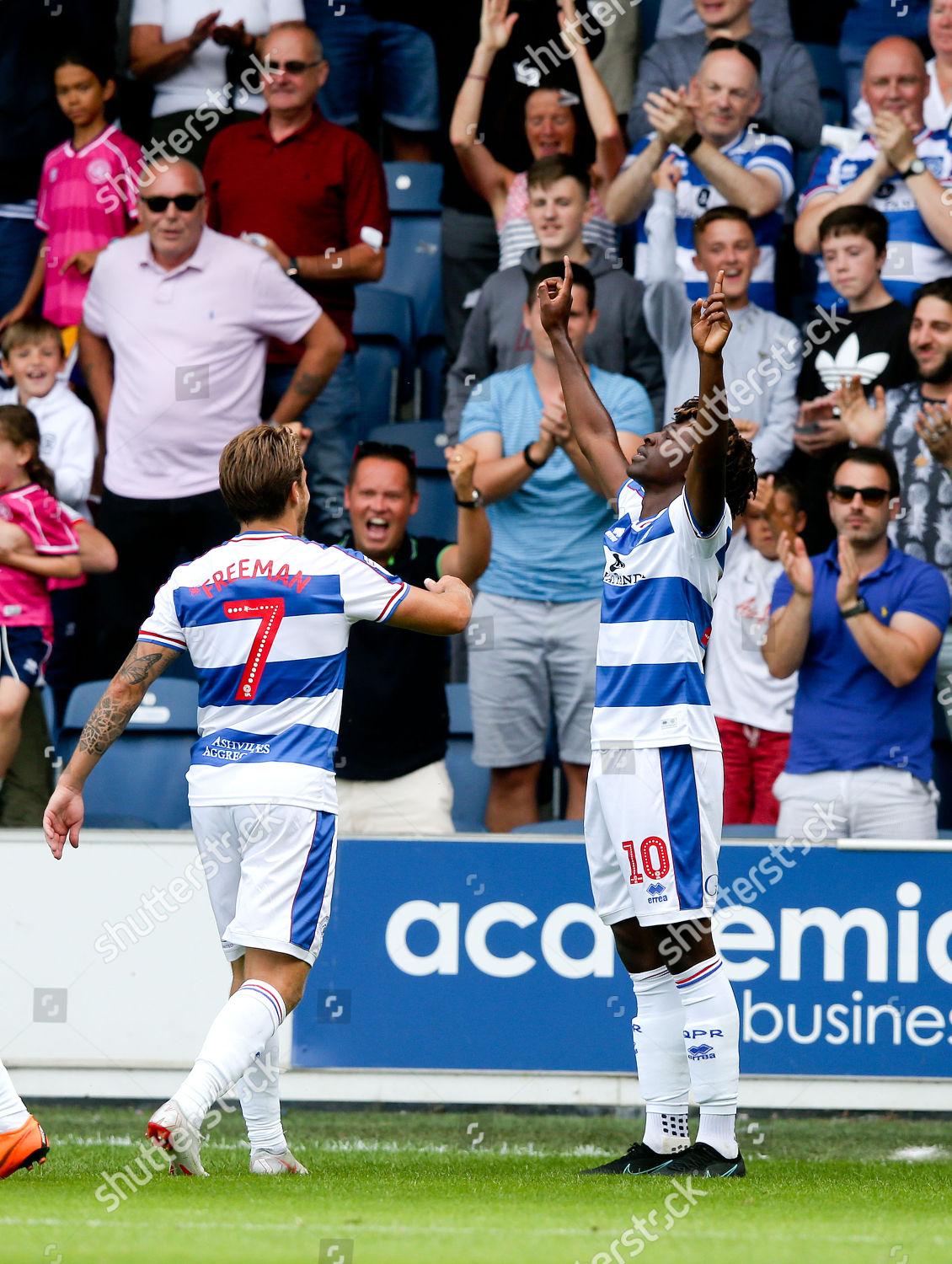 Eberechi Eze Qpr Celebrates His Opening Editorial Stock Photo - Stock ...
