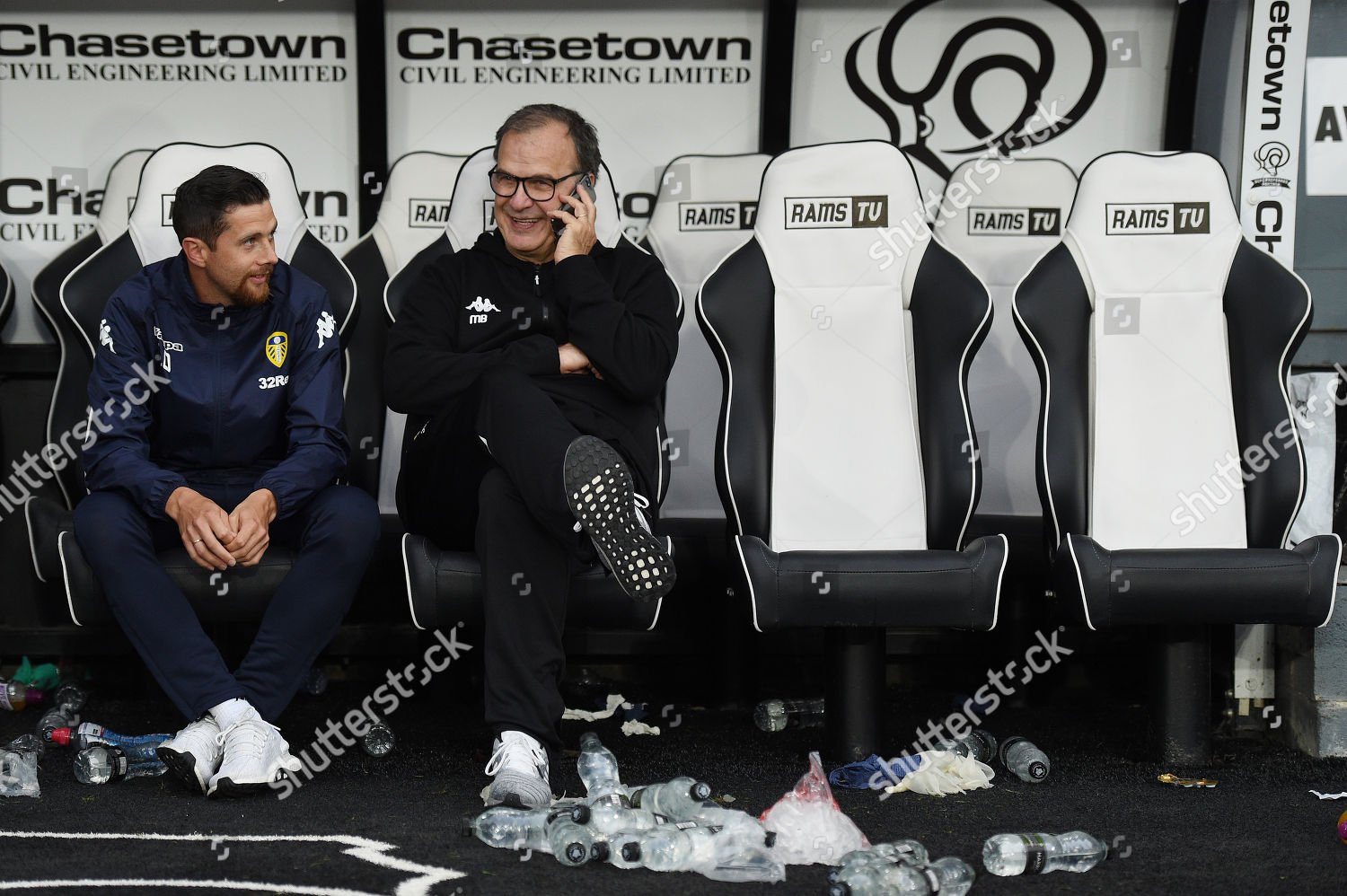 Marcelo Bielsa Manager Leeds United Smiles Editorial Stock Photo ...