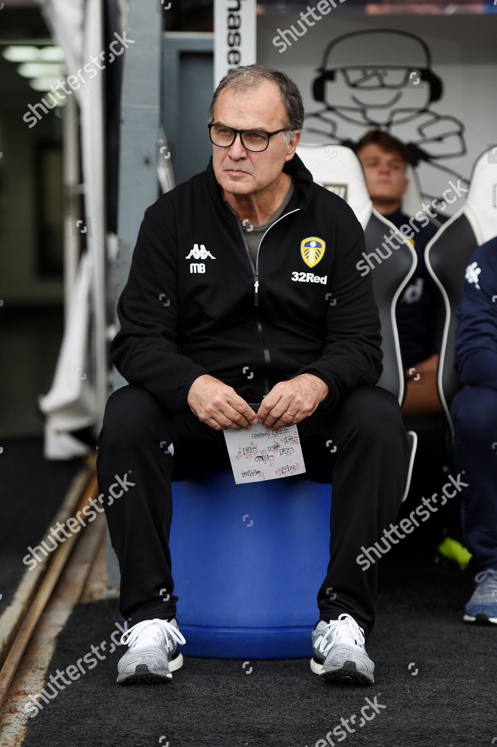 Marcelo Bielsa Manager Leeds United Sits Editorial Stock Photo - Stock ...