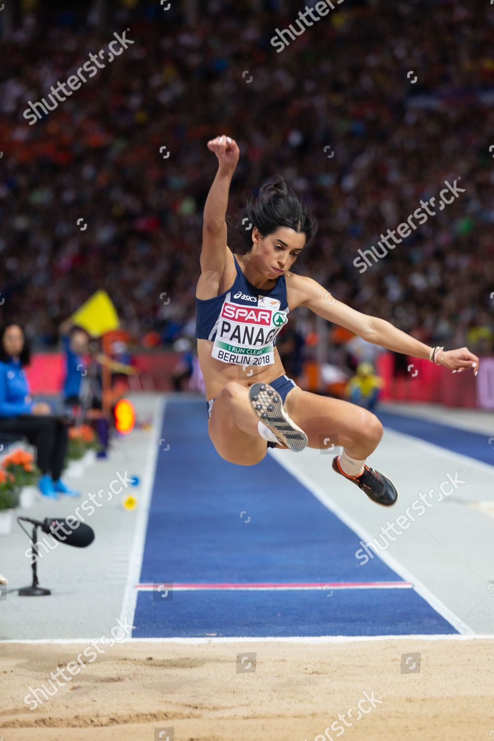 Nektaria Panagi Cyp Action Long Jump Editorial Stock Photo - Stock ...