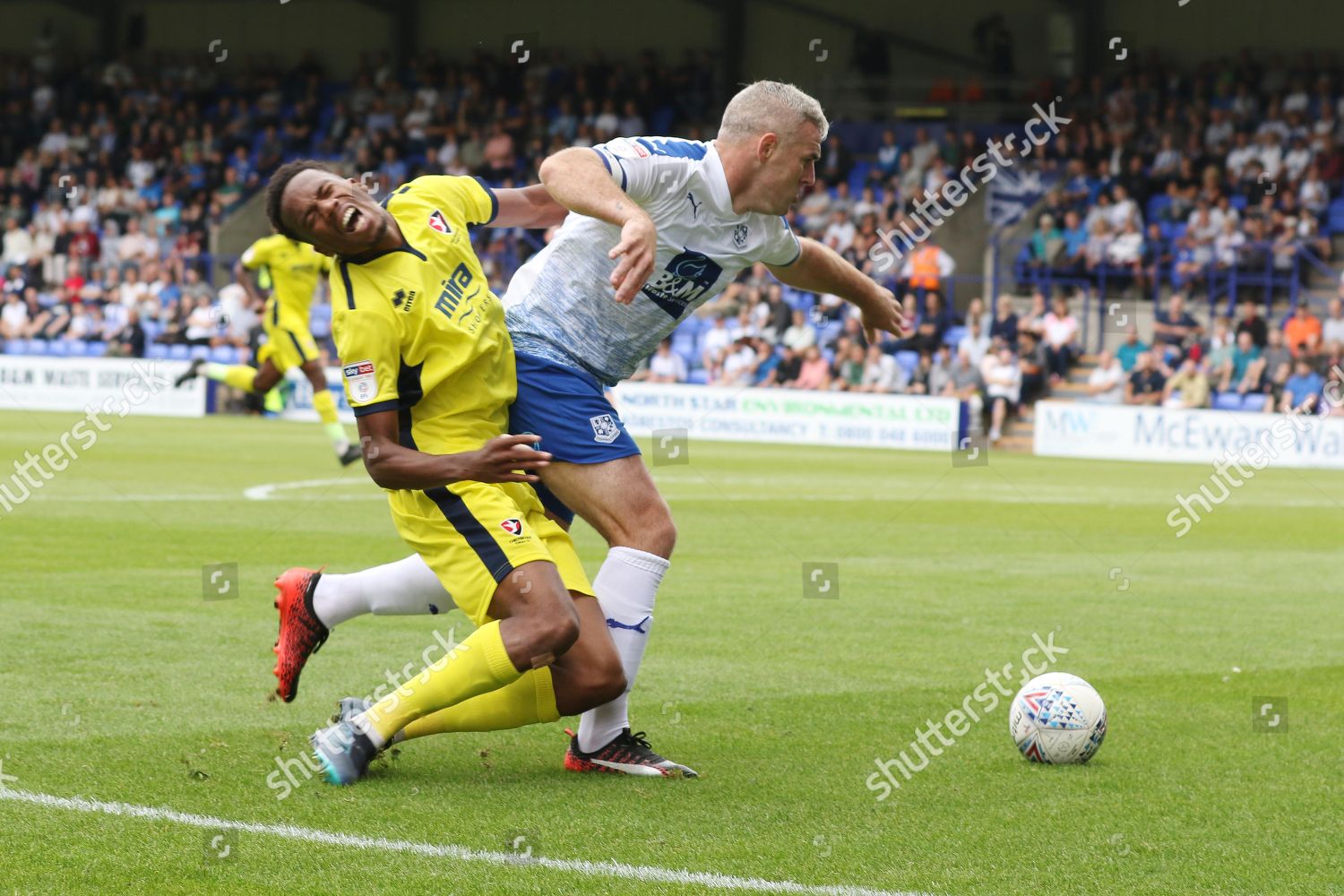 Stephen Mcnulty Elbows Manny Duku Face Editorial Stock Photo - Stock ...