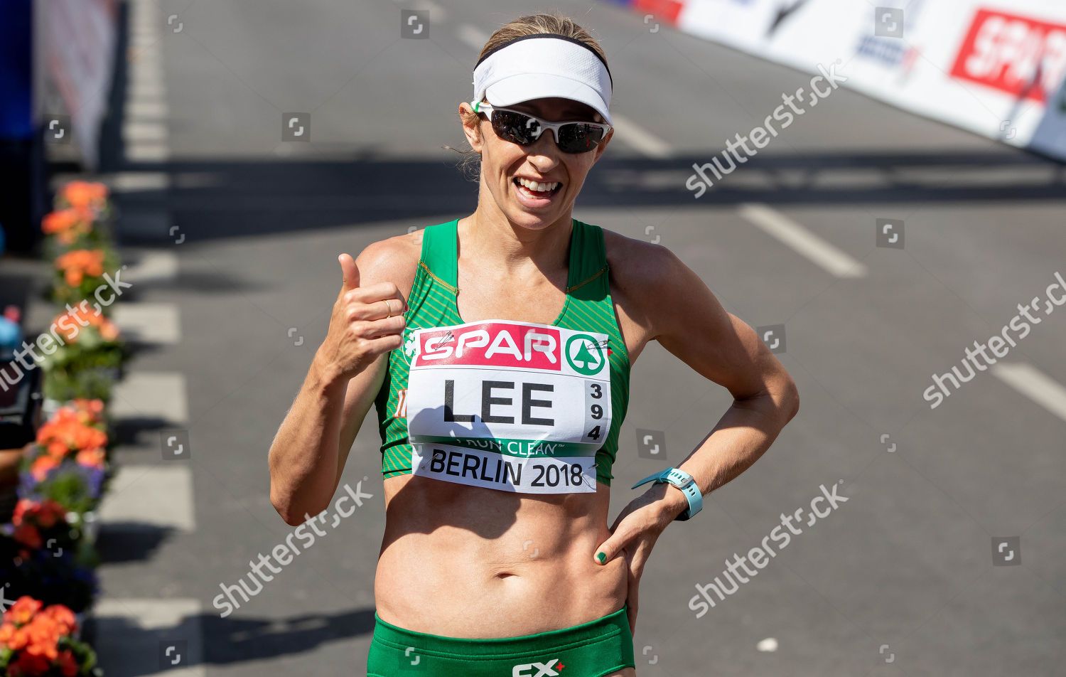 Irelands Lizzie Lee After Womens Marathon Editorial Stock Photo - Stock ...