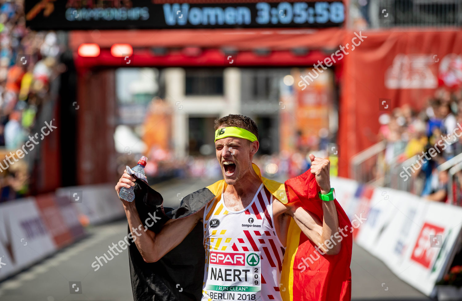 Belgiums Koen Naert Celebrates Winning Mens Editorial Stock Photo ...