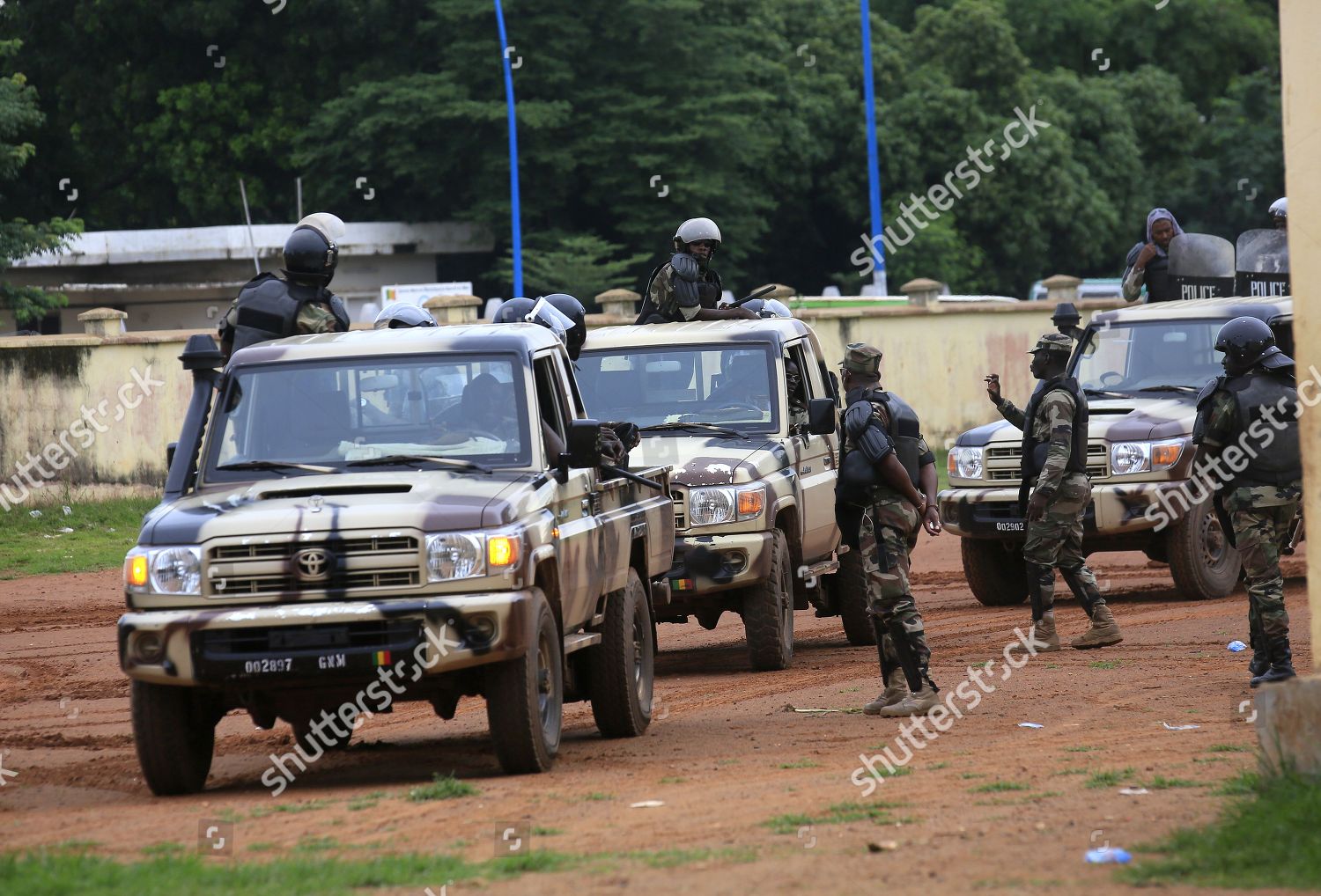 Convoy Riot Police Vehiicles On Patrol Editorial Stock Photo - Stock ...