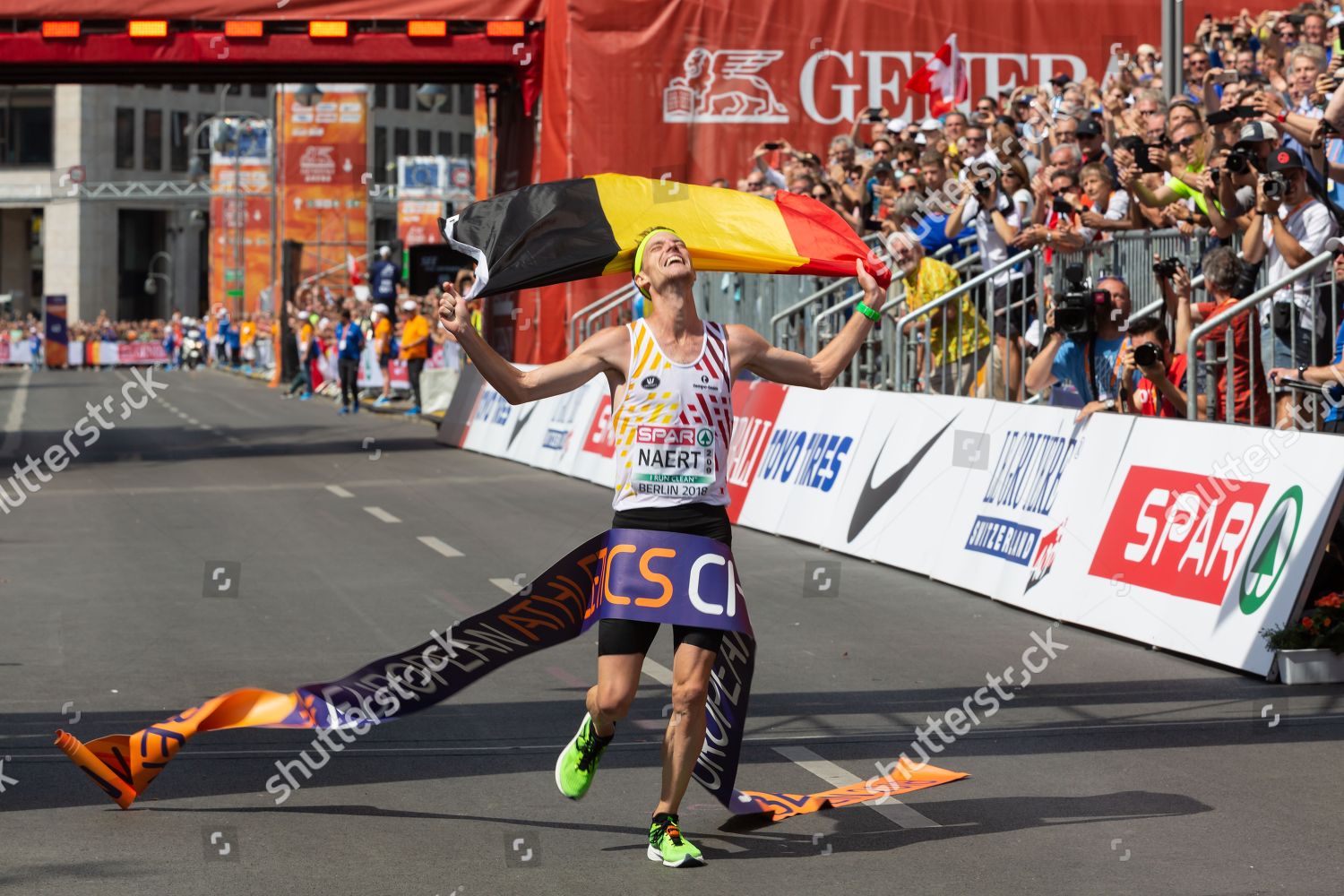 Koen Naert Bel European Champion Marathon Editorial Stock Photo - Stock ...