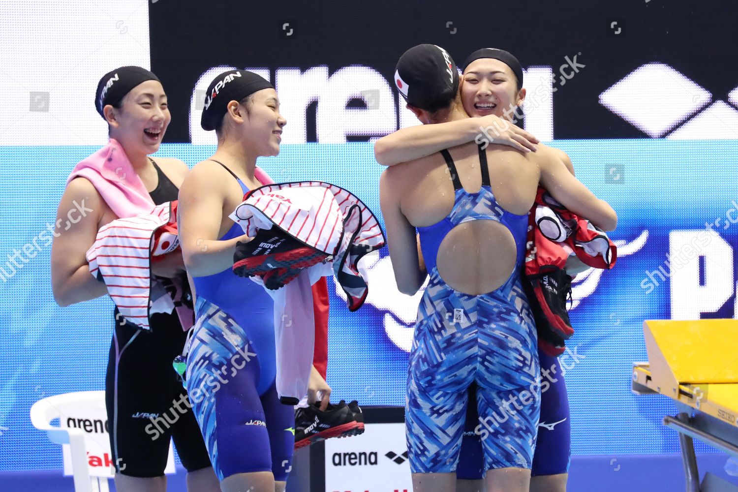 Chihiro Igarashi Rio Shirai Yui Ohashi Editorial Stock Photo - Stock Image | Shutterstock